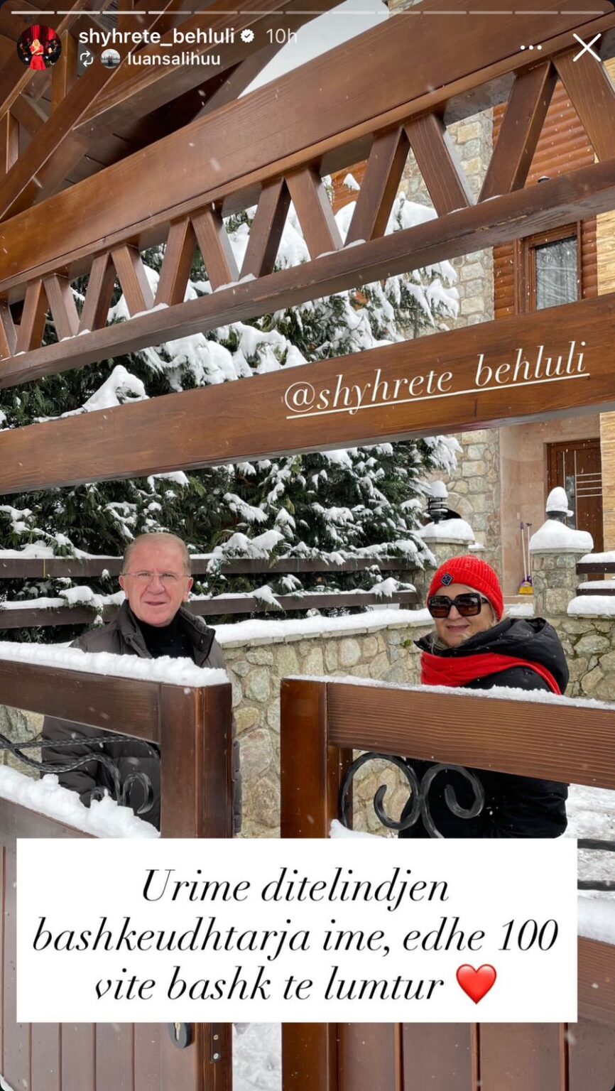 Shyhrete Behluli feston ditëlindjen, Luli me fjalë të rralla për të ...